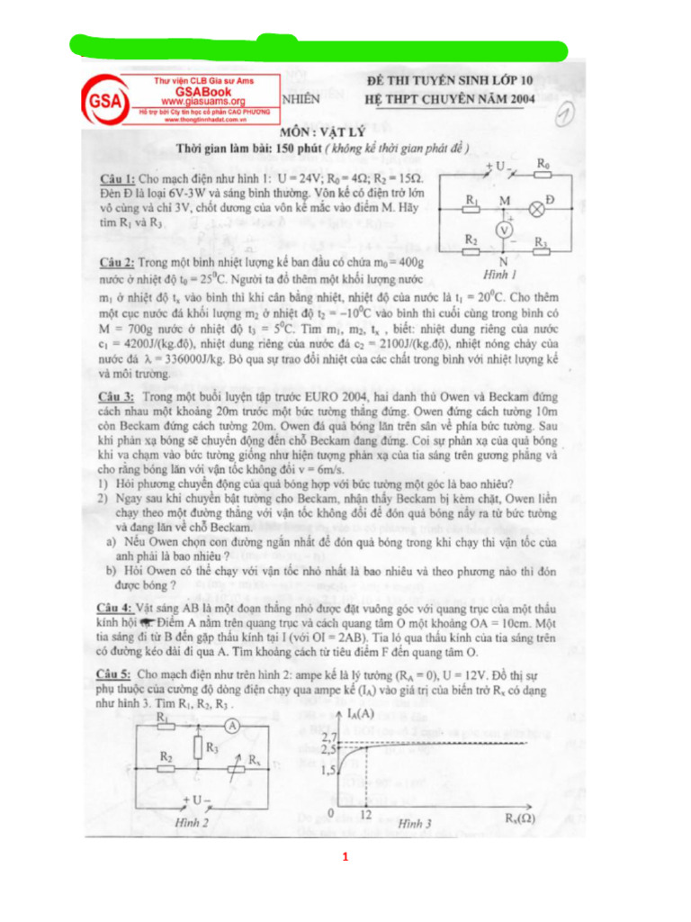 Bộ Đề Chuyên KHTN Các Năm | PDF