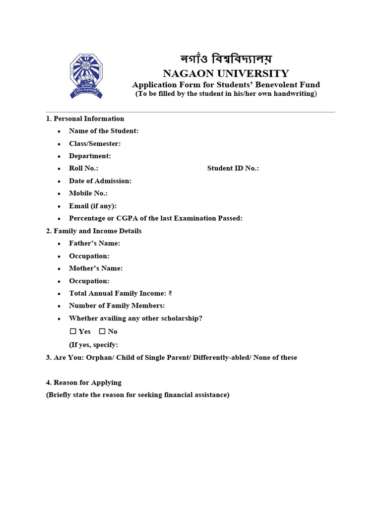 SBF form | PDF