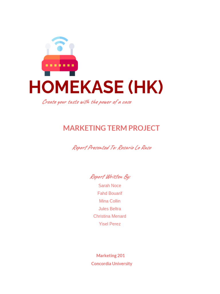Copia de marketing group project | PDF | Pricing | Market Segmentation