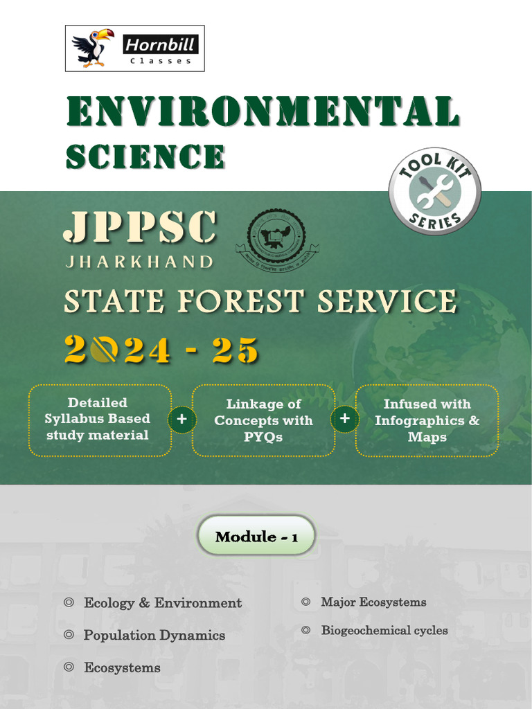 JPSC (Env) Module 1 | PDF | Atmosphere Of Earth | Ecosystem