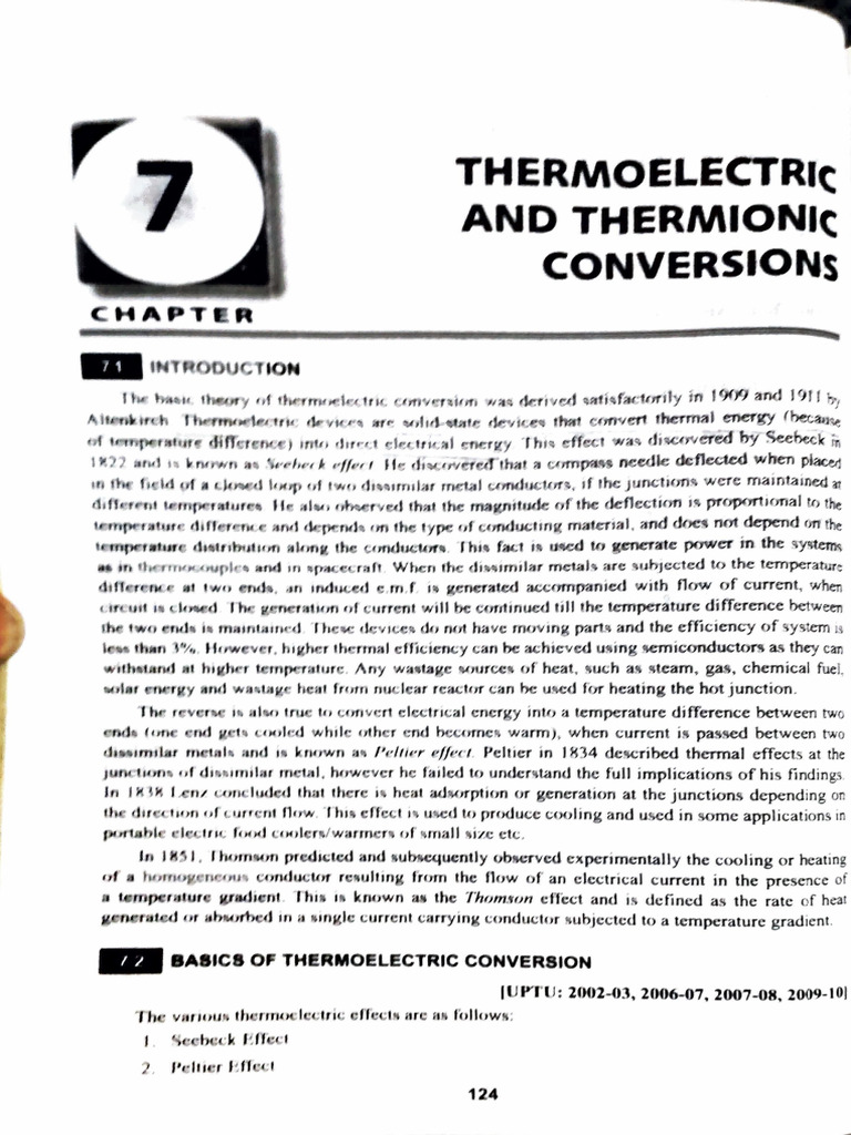Thermoelectric Conversion Principles | PDF | Thermocouple | Cathode