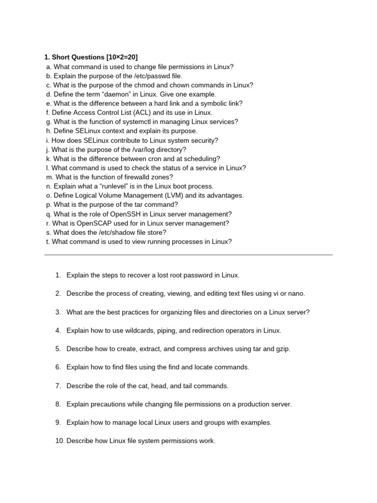 LSMS QB | PDF | Computing | System Software