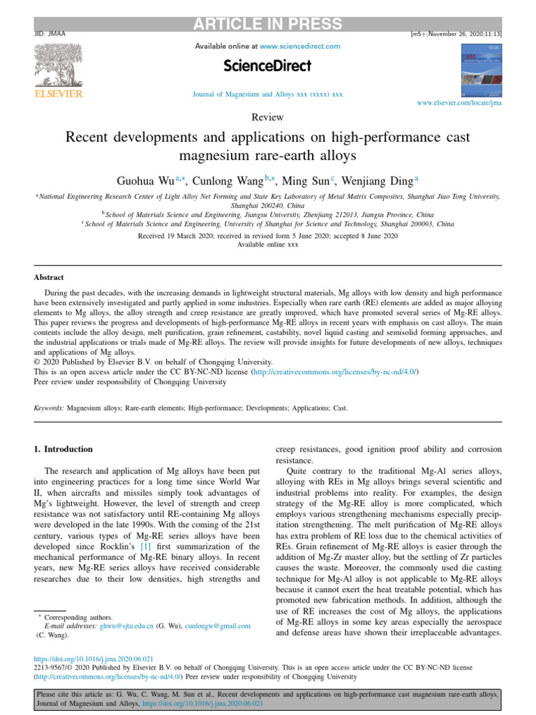 2 Recent Developments and Applications on High Performance Cast | PDF ...