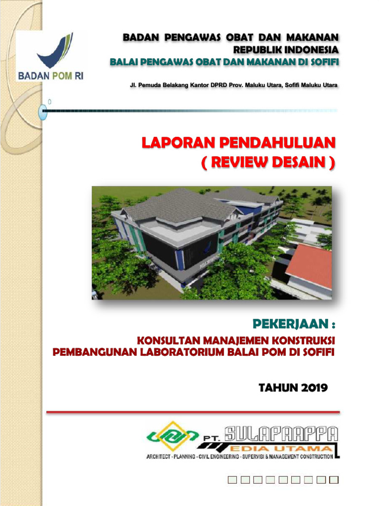 PDF Laporan Pendahuluan Review Deasi Konsultan Mk Compress | PDF