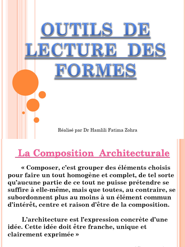 Principes de la Composition Architecturale | PDF | Toit | Masse
