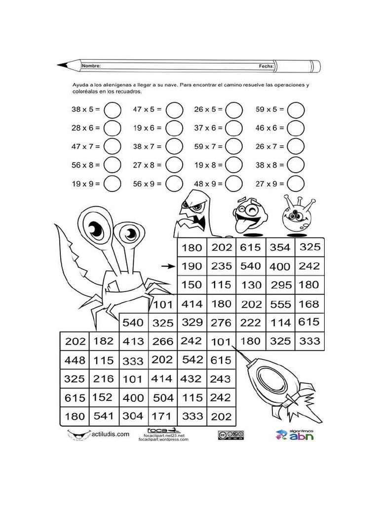 Aliens Math | PDF