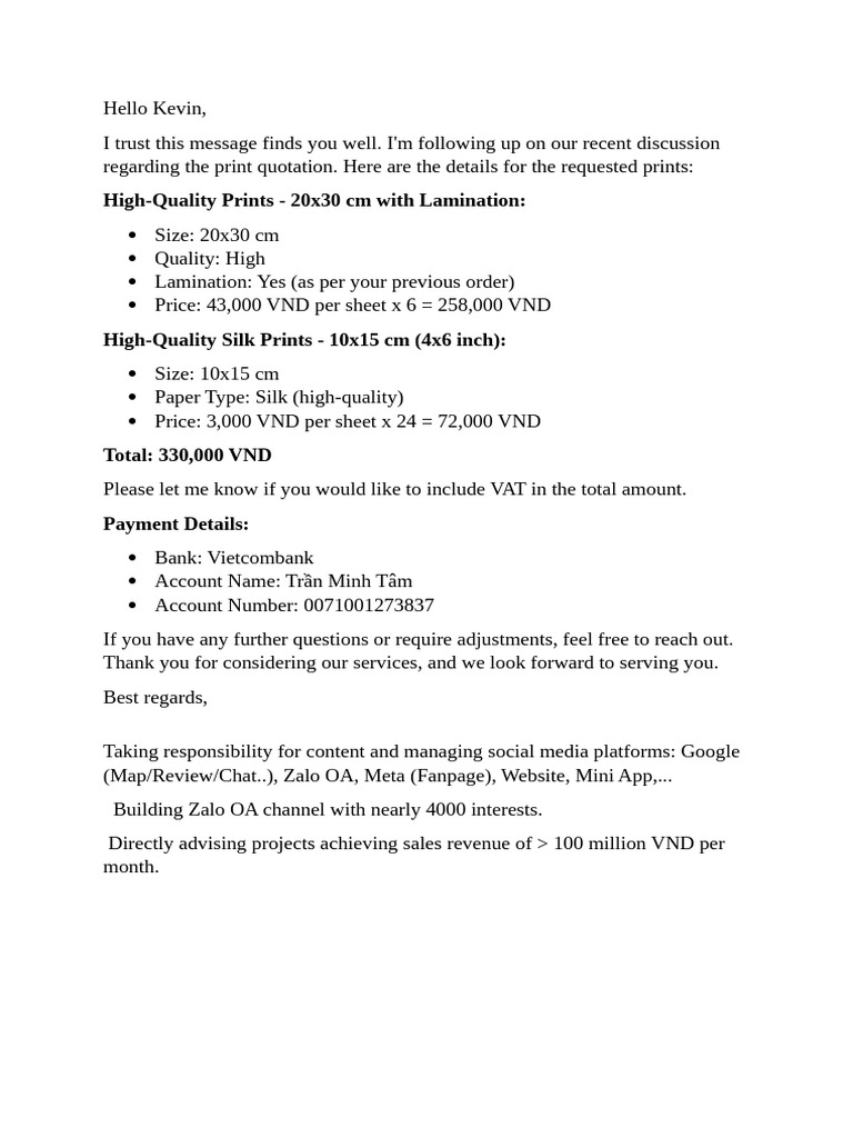 Hello Kevin | PDF