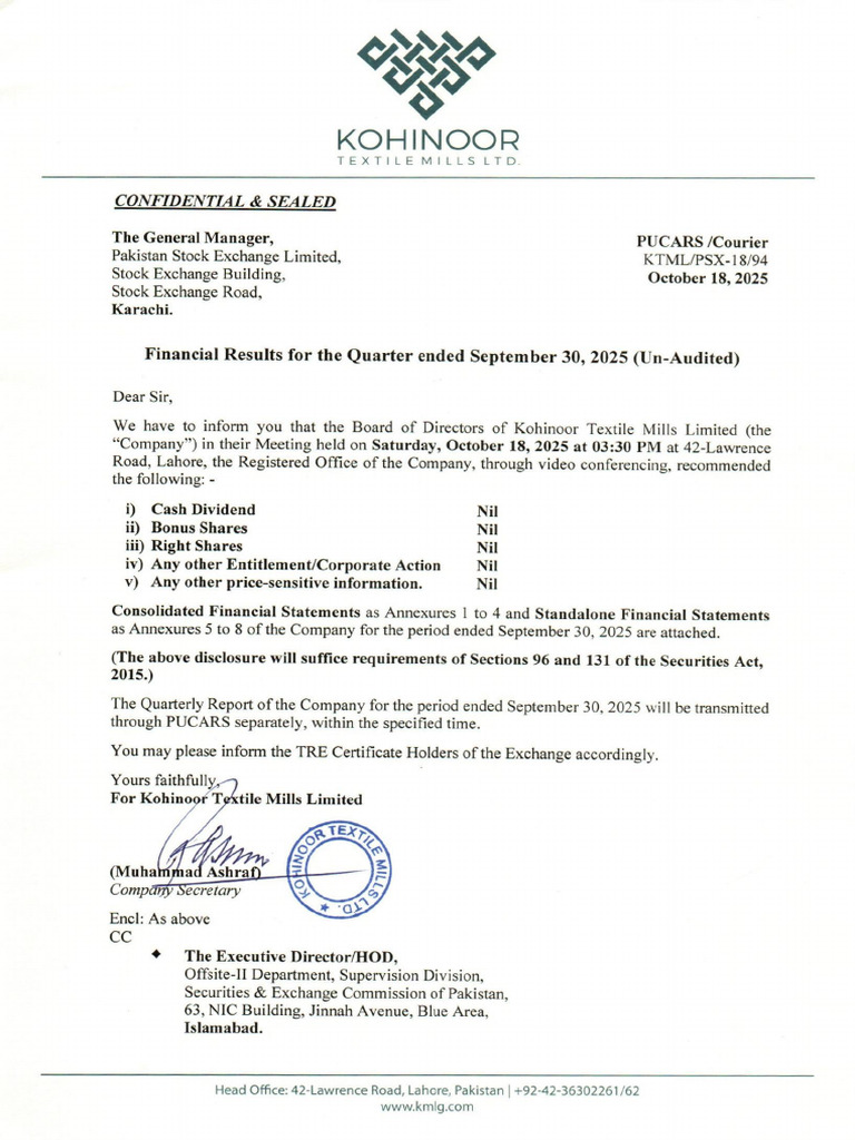 KTML Result | PDF