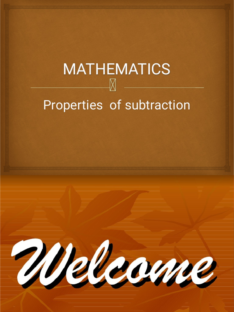 Mathematics Wps Office | PDF | Subtraction | Arithmetic