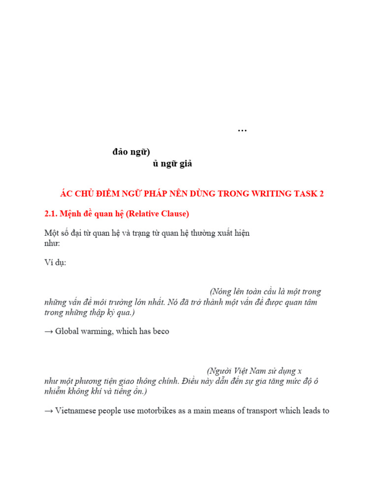 GRAMMAR CHECKLIST | PDF