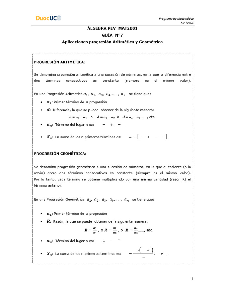 Guía 7 Pev Álgebra | PDF | Proporción | Matemáticas