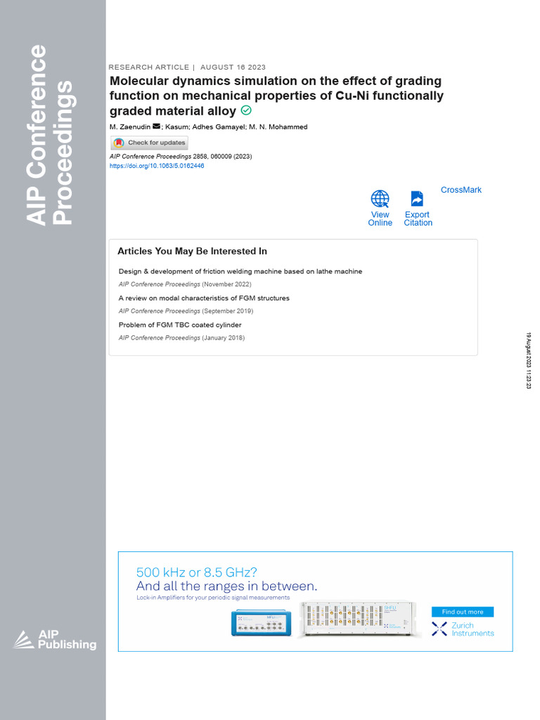 Grading Func CuNi | PDF | Strength Of Materials | Deformation (Engineering)