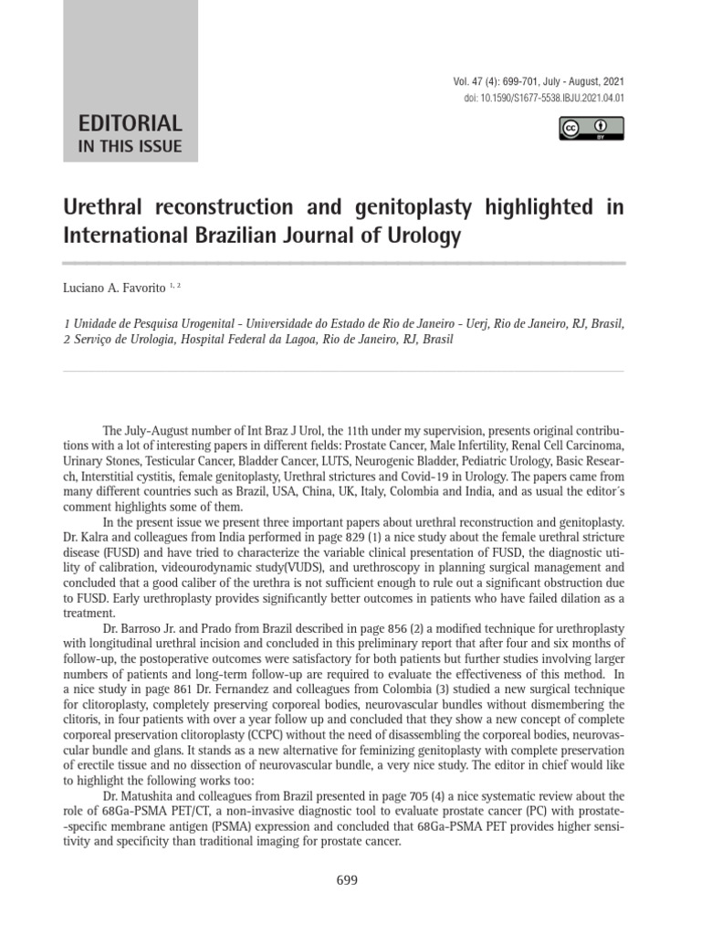 Urethral Reconstruction and Genitoplasty | PDF | Urology | Urinary ...