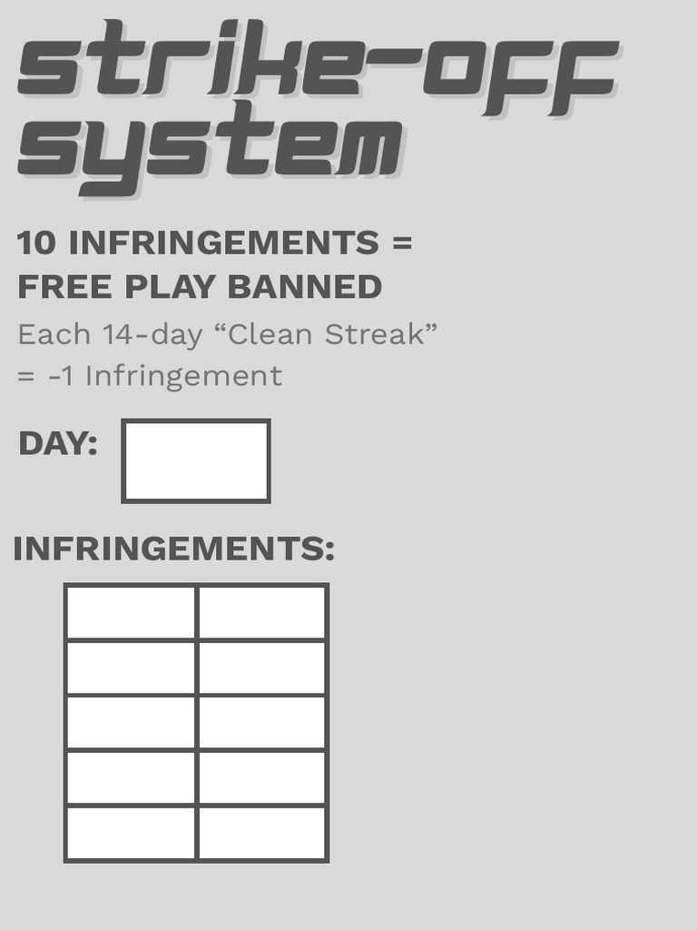 Strike Off! System | PDF
