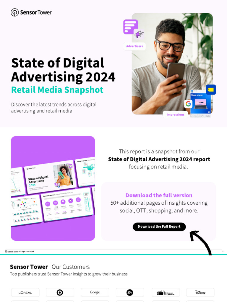 Sensor Tower State of Digital Advertising 2024 Retail Media Snapshot ...