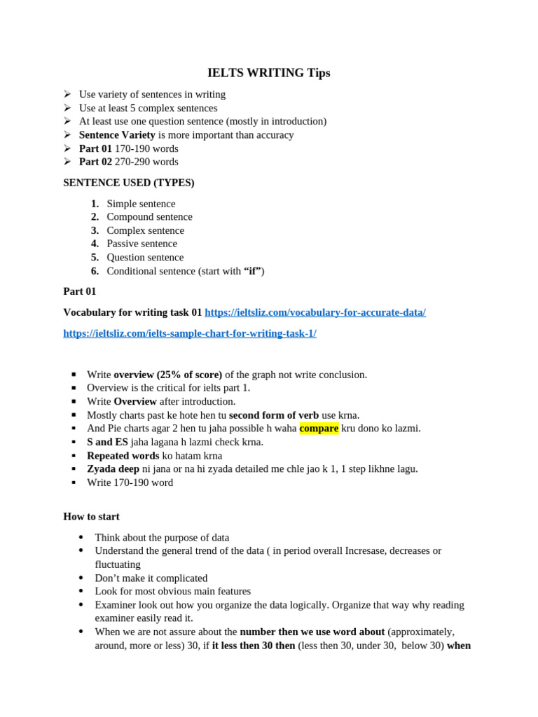 Ielts Writing Me | PDF | Clause | Subject (Grammar)