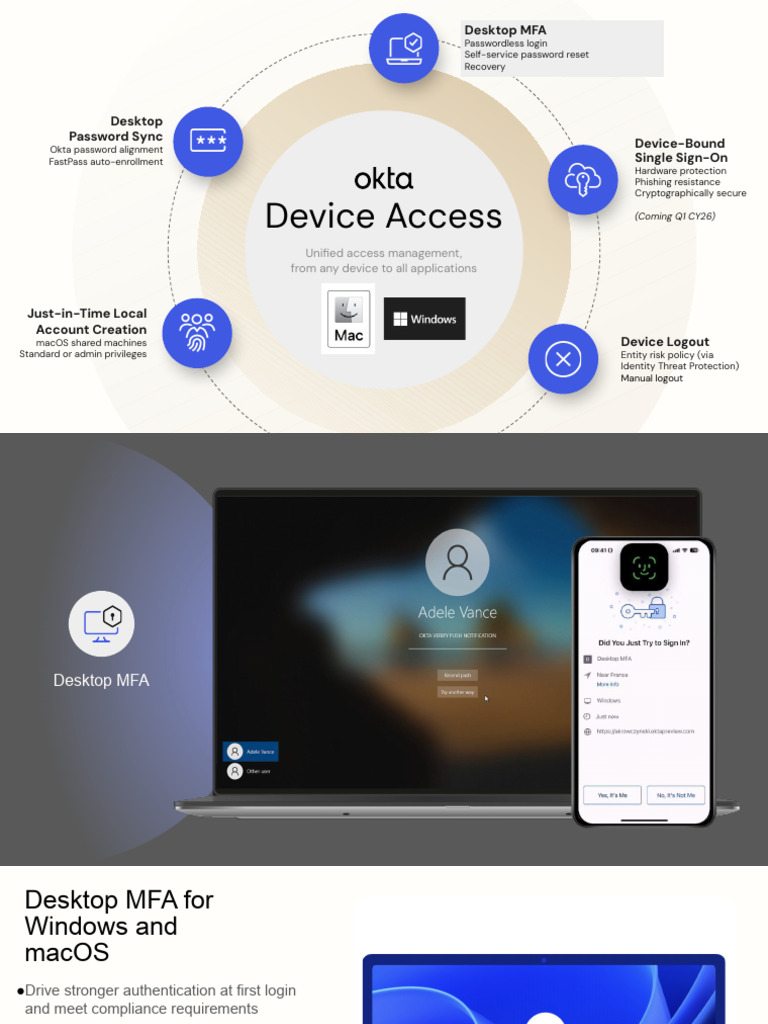 Okta Device Access Features | PDF | Password | Security