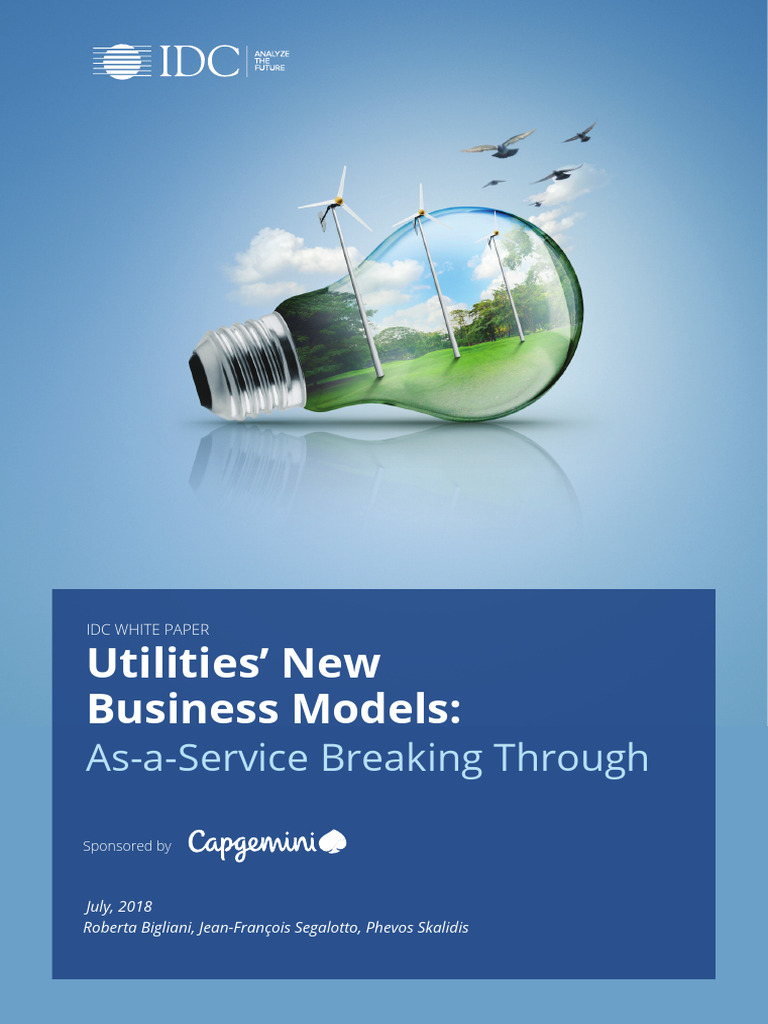 IDC Utilities New Business Models 2018 | PDF | Distributed Generation ...