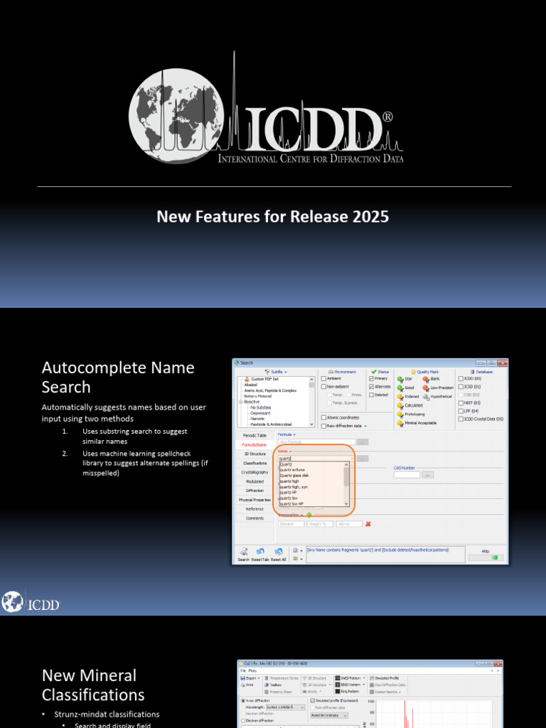 2025 New Features Tutorial | PDF | Raman Spectroscopy | Databases