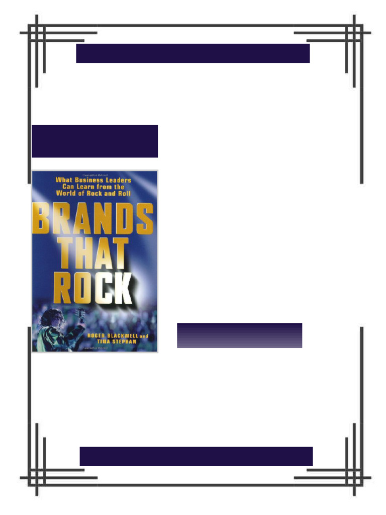 Brands That Rock What Business Leaders Can Learn from the World of Rock ...