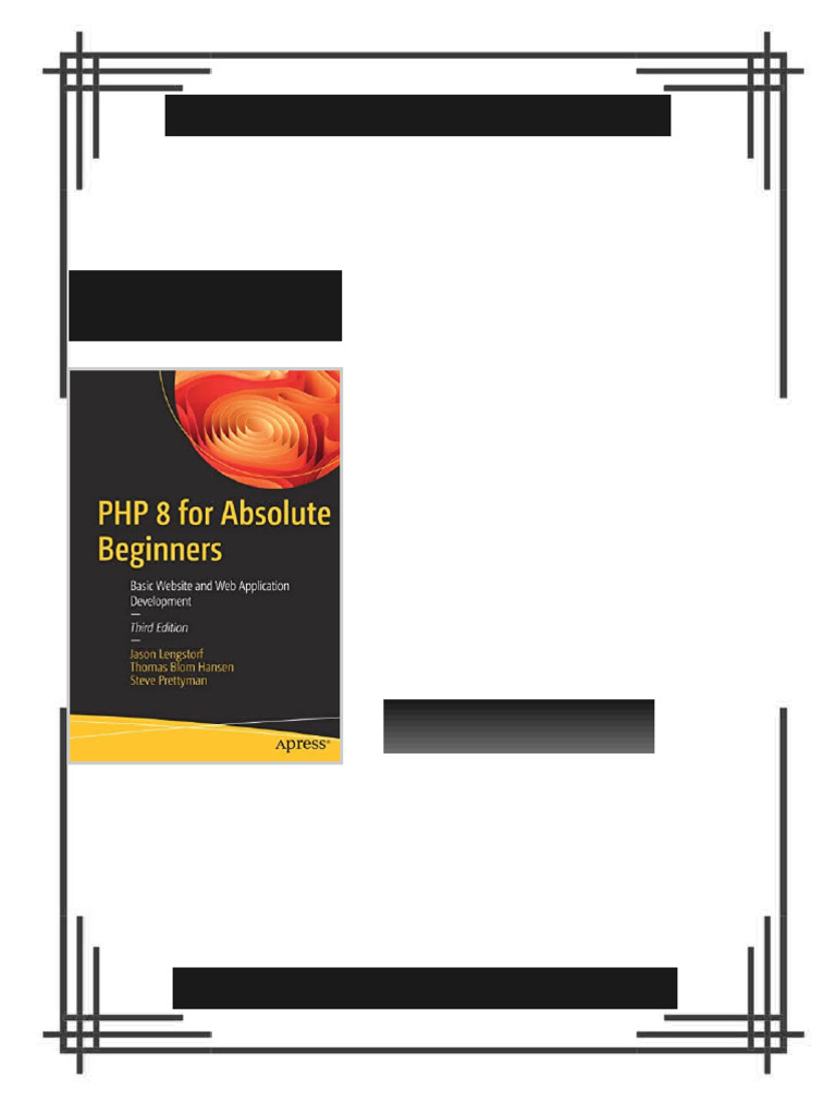 PHP 8 for Absolute Beginners: Basic Web Site and Web Application ...