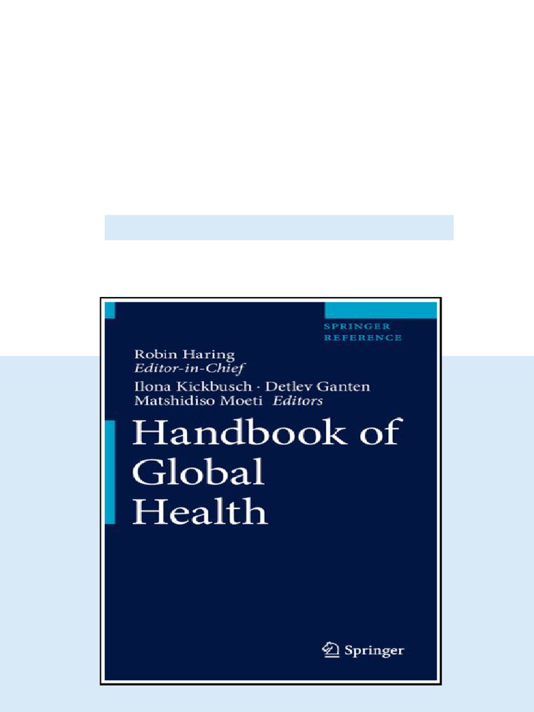 (Ebook) Handbook of Global Health by Robin Haring (editor), Ilona ...