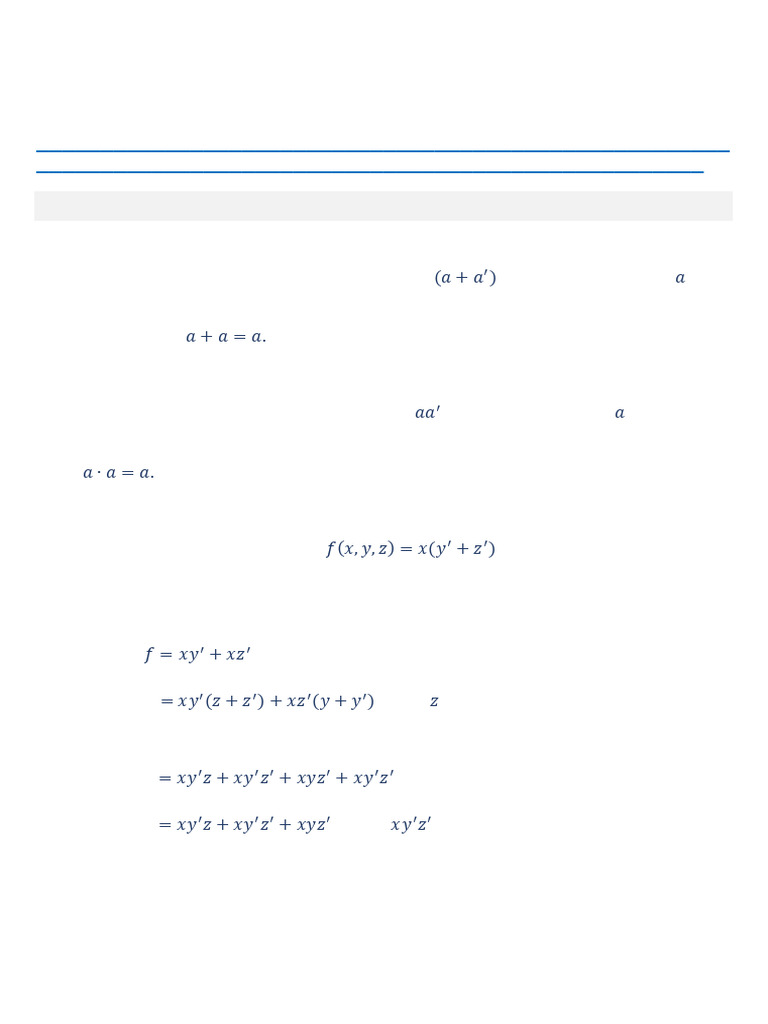 Boolean Algebra DNF and CNF Methods | PDF | Boolean Algebra | Teaching ...