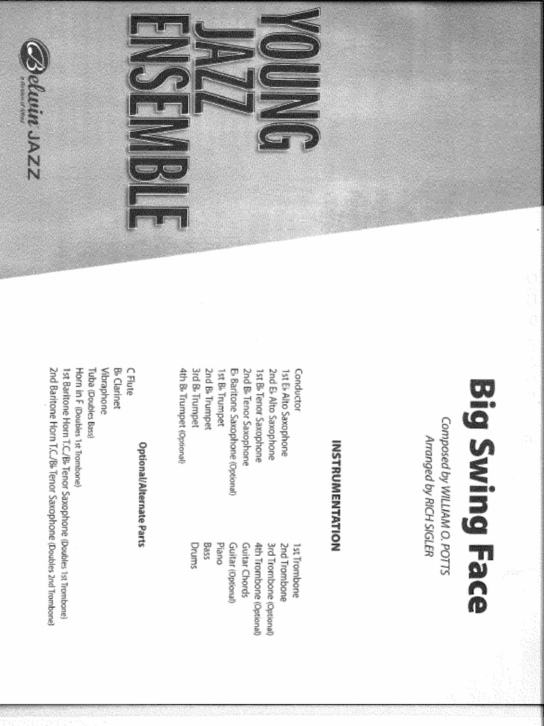 Big Swing Face - Score | PDF