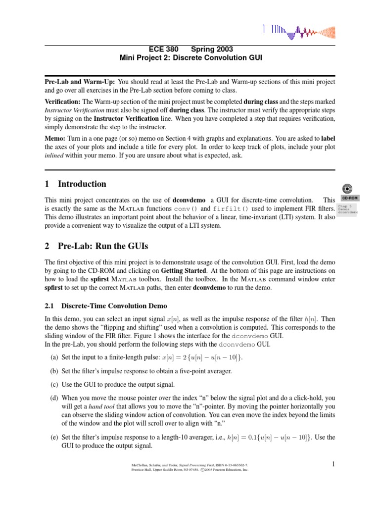 02 Discrete Convolution Demo | PDF | Convolution | Signal (Electrical Engineering)