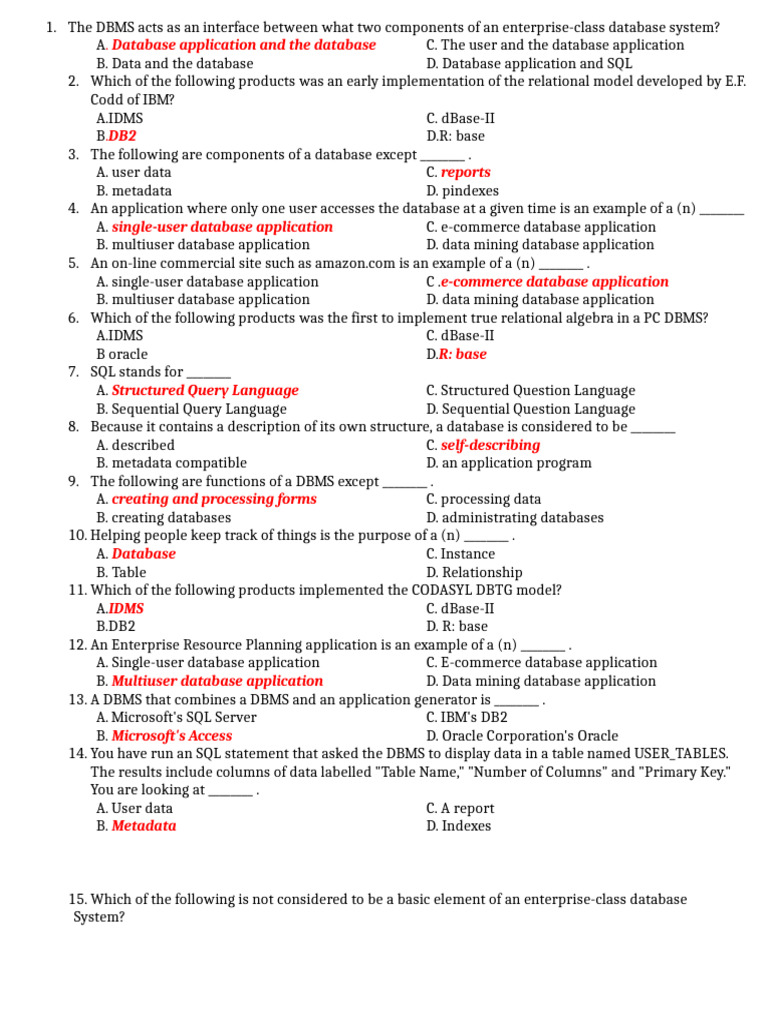 Level 3 COC 20111.Docx | PDF | Databases | Sql