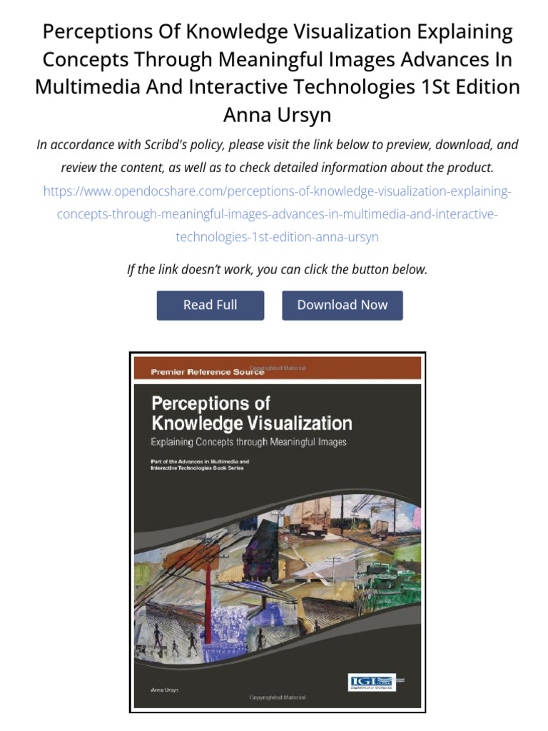 Perceptions of Knowledge Visualization Explaining Concepts through ...