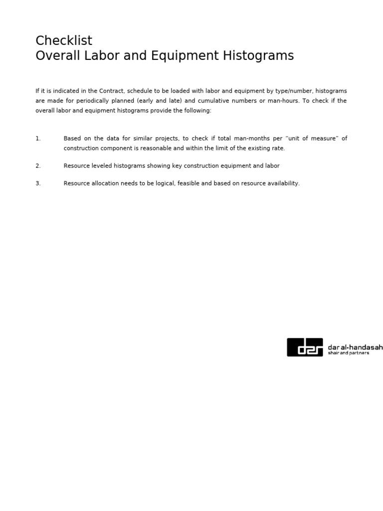 7-Overall Labor and Equipment Histograms | PDF