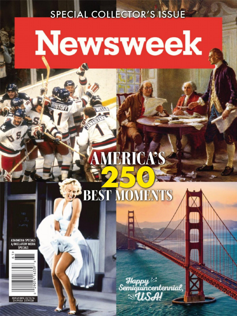 Newsweek Special Collector's Issue - America's 250 Best Moments, 2025 | PDF