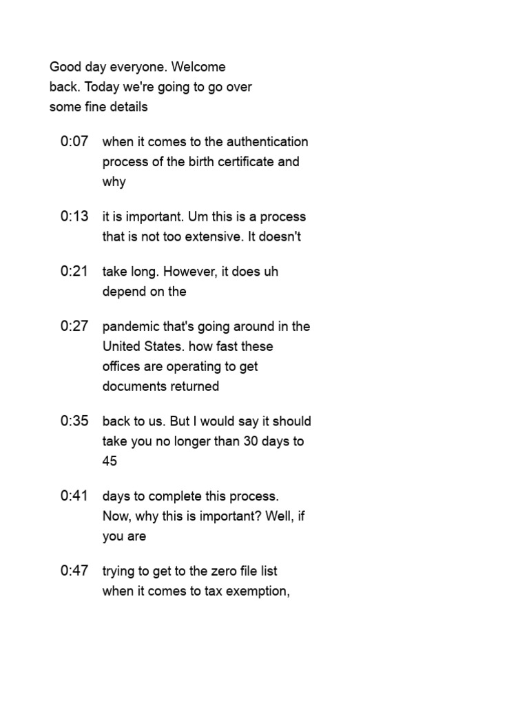 Good day everyone. Welcome back. Today we're going to go over some fine ...