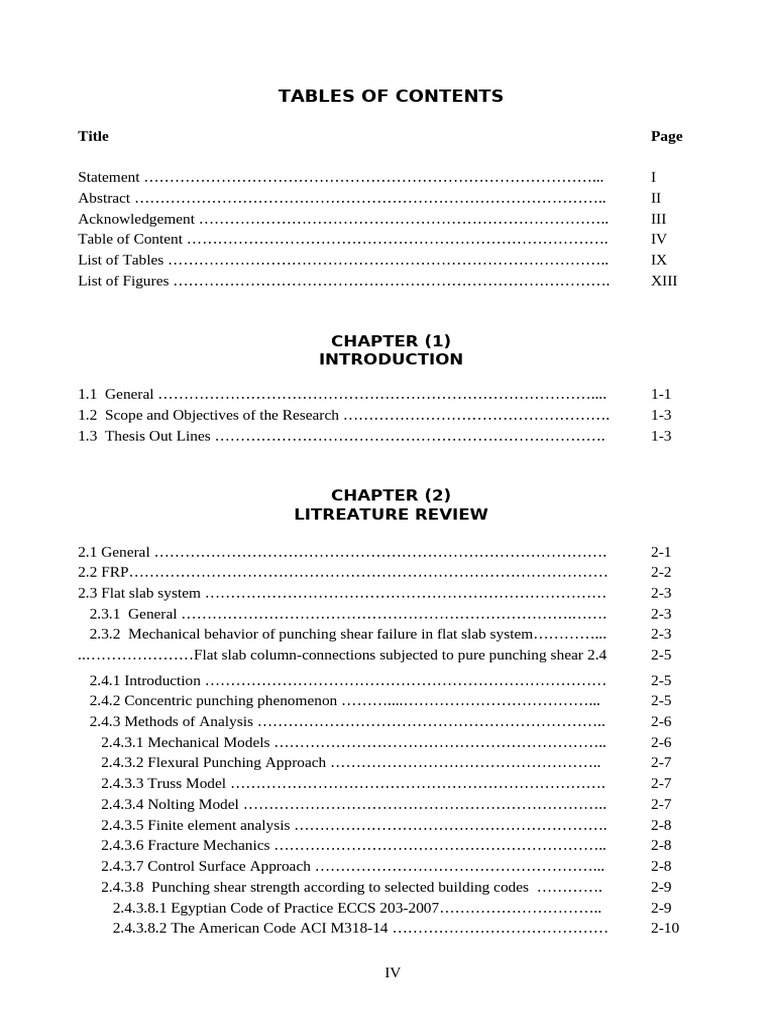 Final Tables of Contents | PDF