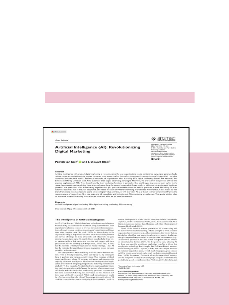 (Ebook) Artificial Intelligence (AI): Revolutionizing Digital Marketing ...