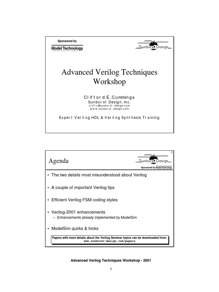 Advanced Verilog Coding | PDF | Logic Synthesis | Digital Technology Advanced Verilog Coding | PDF | Logic Synthesis | Digital Technology