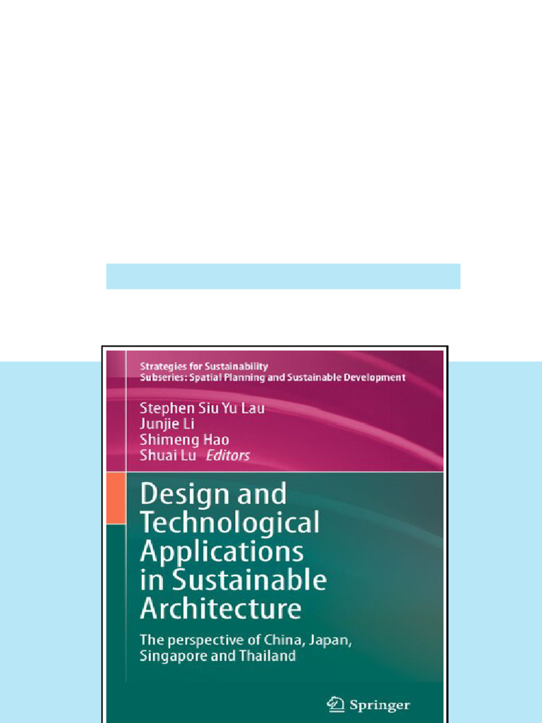 (Ebook) Design and Technological Applications in Sustainable ...