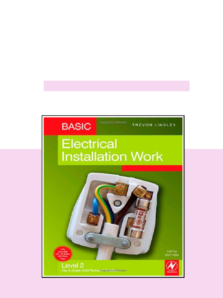 (Ebook) Basic Electrical Installation Work by Trevor Linsley ISBN 9780080878997, 9780750687515 ...