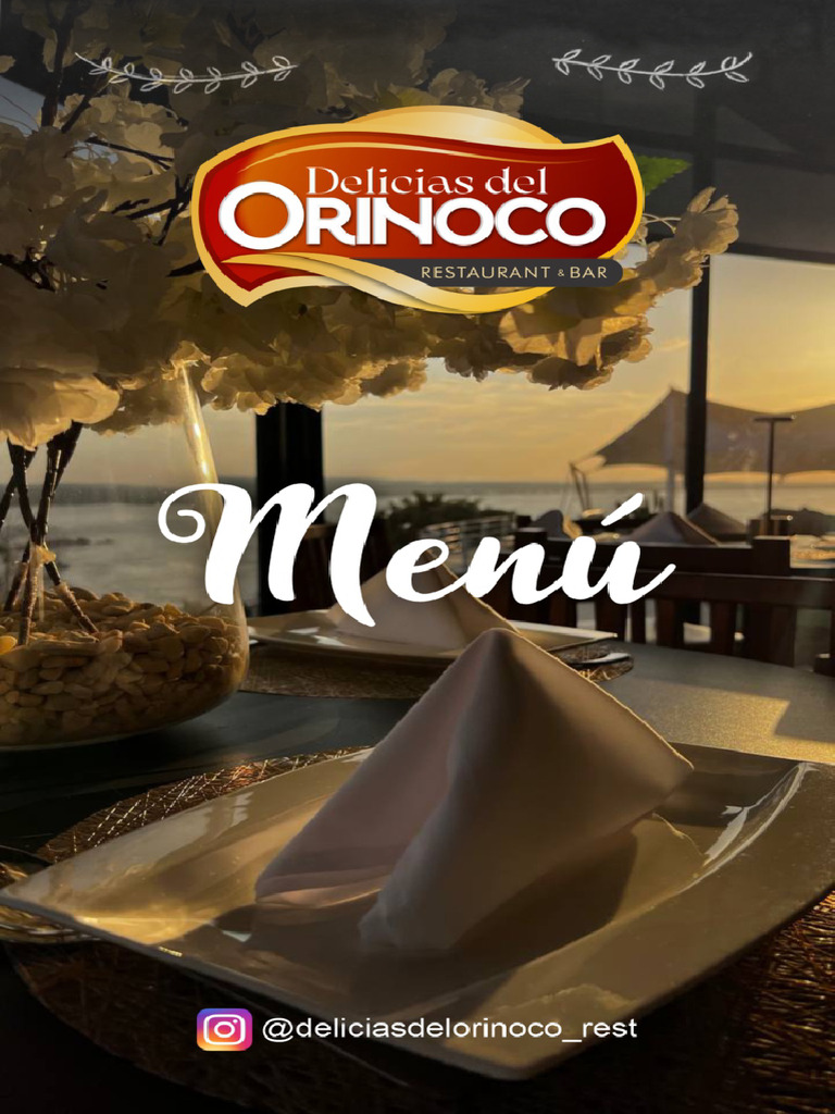 Menu Delicias Del Orinoco | PDF