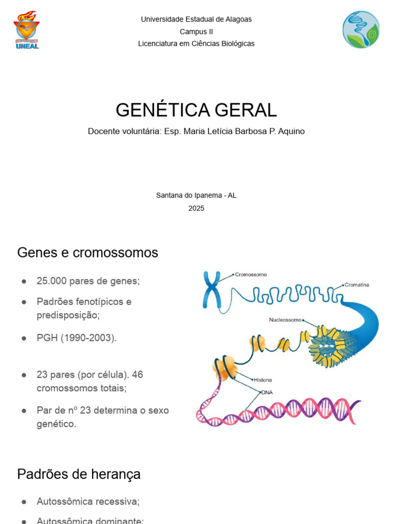 Herança Autossômica Dominante e Recessiva. Herança Em Cromossomos ...