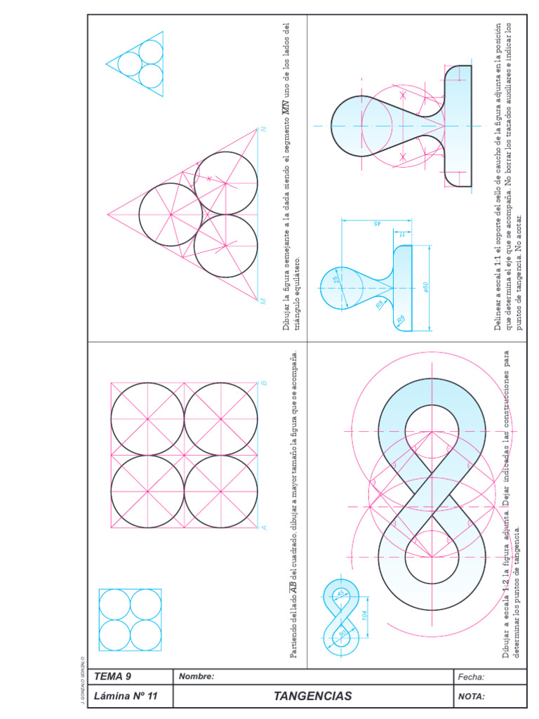 T7 Guia Ejerc 1ºBAC | PDF | Geometría Elemental | Matemática Elemental