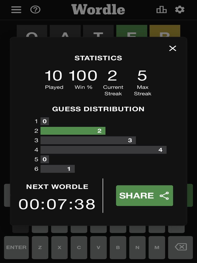 Wordle Game Statistics and Insights | PDF