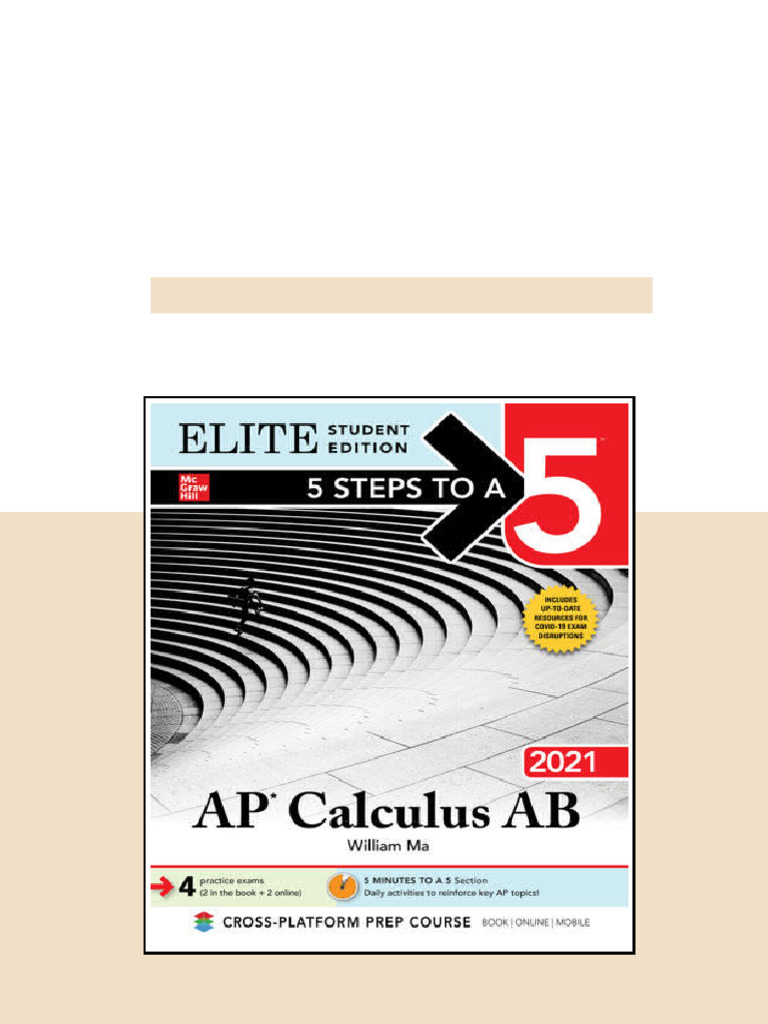 (Ebook) 5 Steps to a 5: AP calculus AB by William Ma ISBN 9781260466669 ...