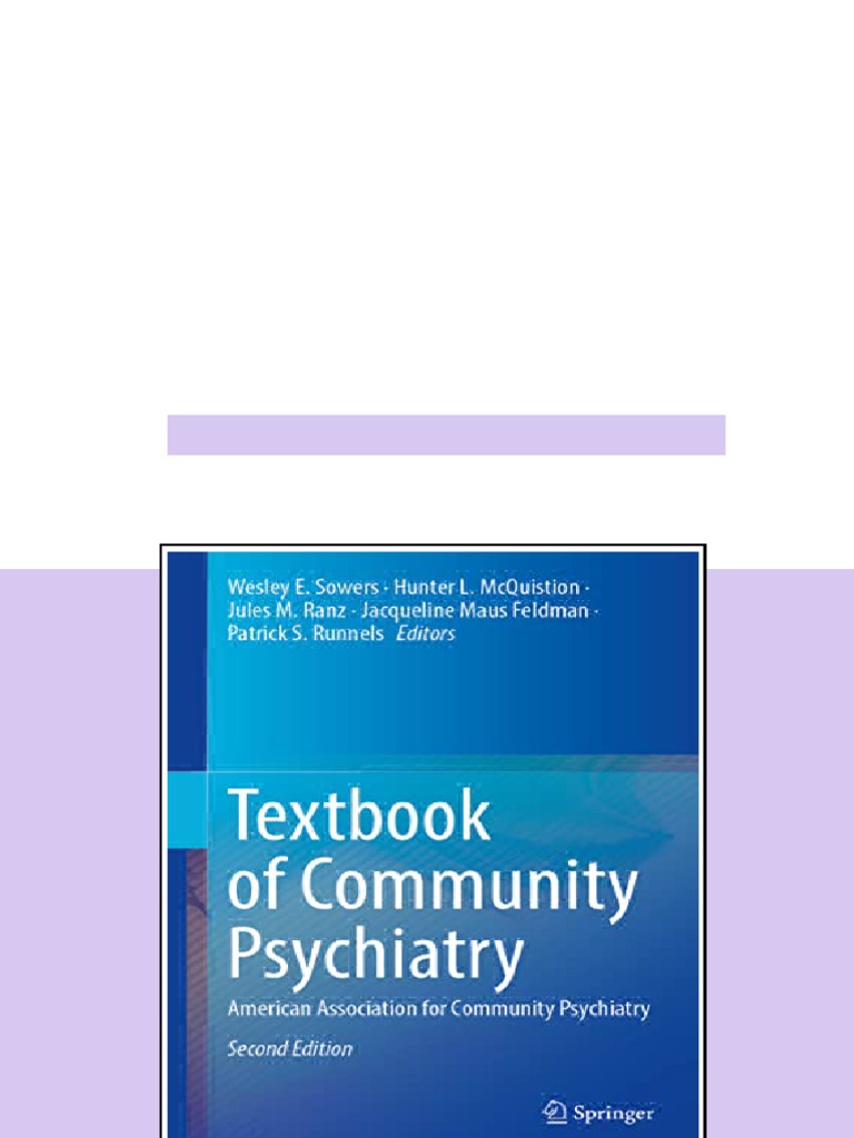 (Ebook) Textbook of Community Psychiatry: American Association for ...