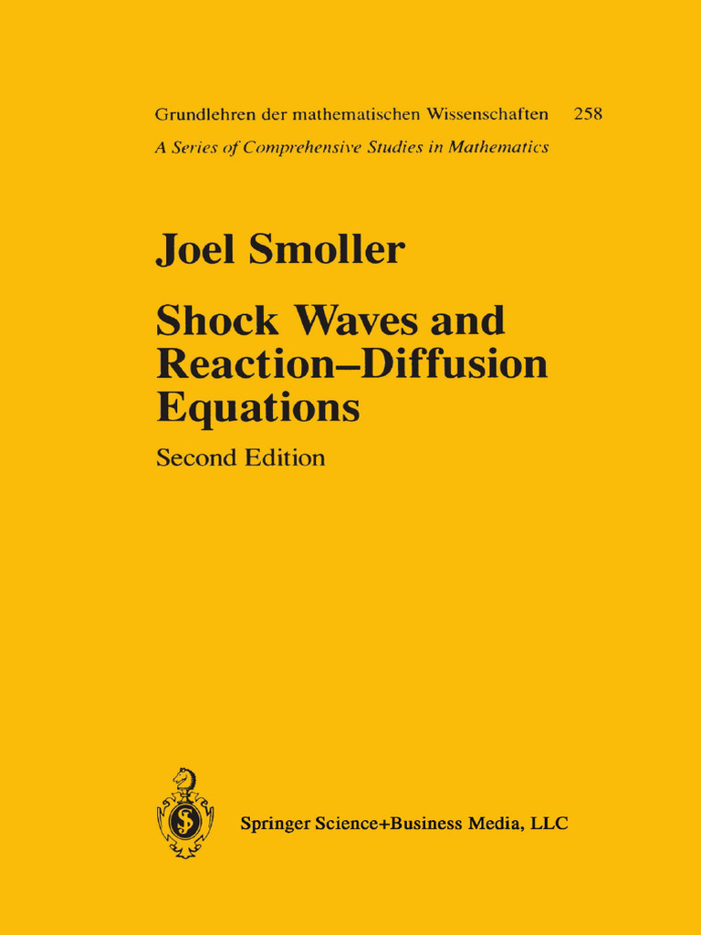 Shock Waves and Reaction-Diffusion Equations | PDF | Partial ...