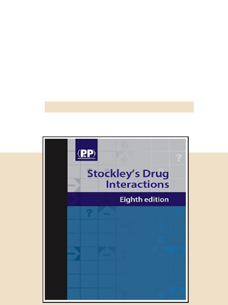 (Ebook) Stockley's drug interactions: a source book of interactions ...