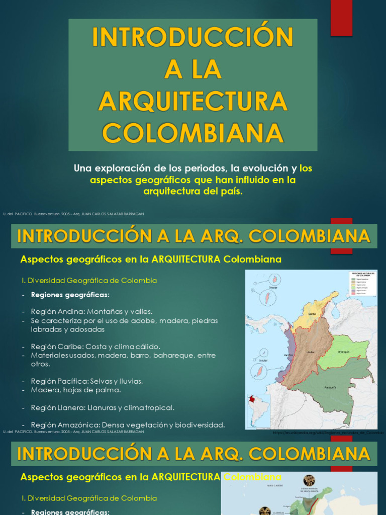 Conf 1- Hist IV-Int Arq Colombiana - 20205-1 | PDF | Colombia