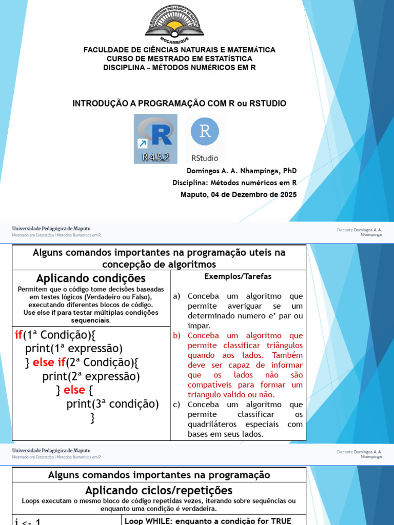 Est at 333333 | PDF | Algoritmos | Controle de fluxo