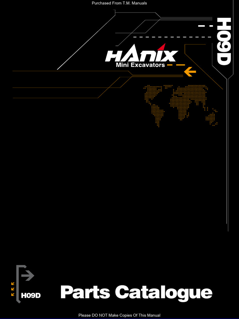 Hanix h09dpc Parts Catalog | PDF | Land Vehicles | Motor Vehicle